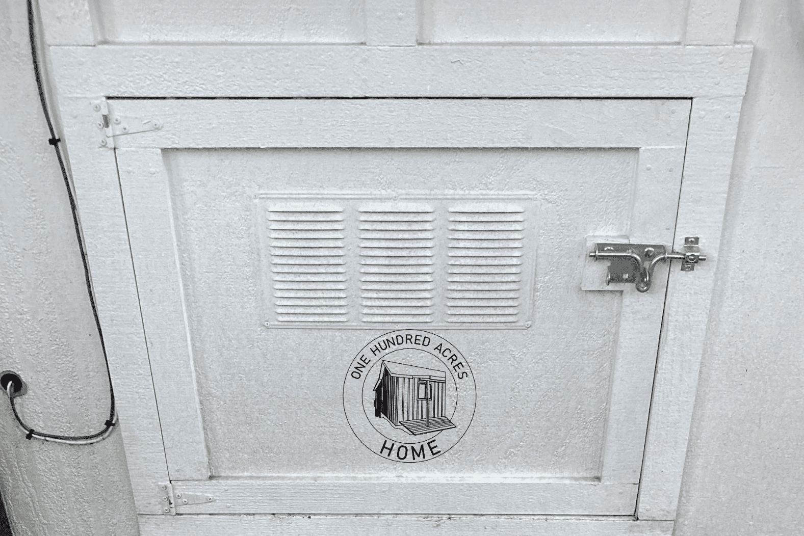 How to DIY Build an Exterior Crawl Space Door - One Hundred Acres Home