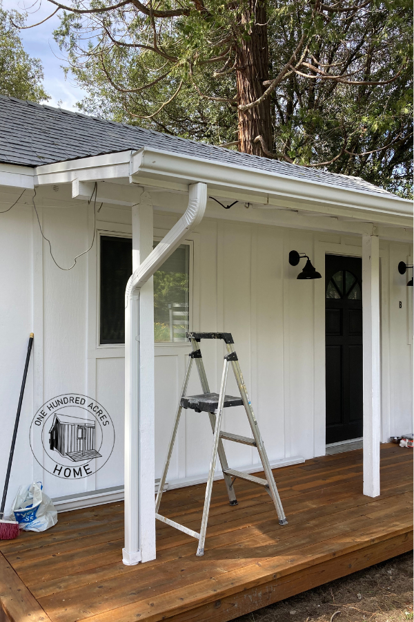 How to DIY Install Gutters on a Small House - One Hundred Acres Home